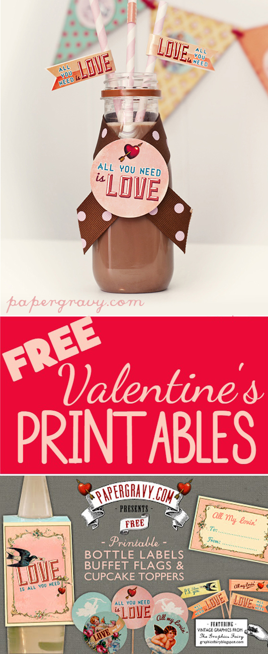 Freebies: Valentine’s Day Party Printables – Stamping