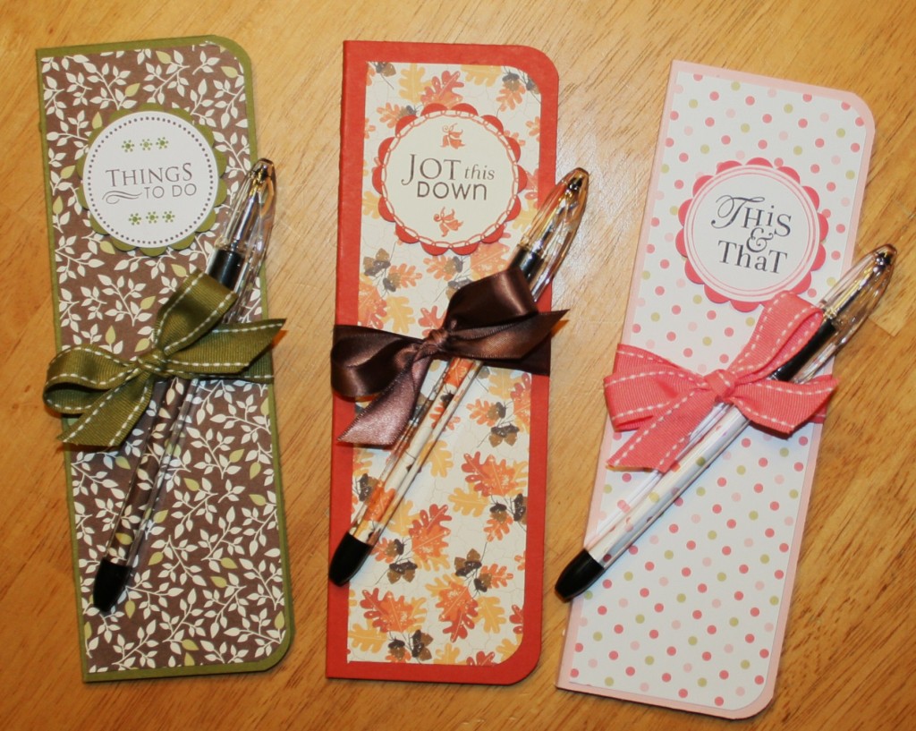 Project: Skinny Notepad – Card Making