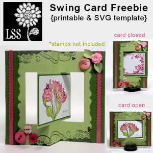 Freebie: Swing Card Template – Card Making