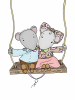 Freebie: Mice Digital Stamp – Card Making