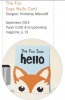 Freebie: Fox Card Paper Piecing Pattern – Card Making