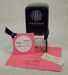Review: RE:MARKS Custom Stamp – Card Making