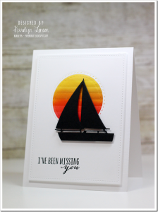 Project: Nautical Sunset Card – Card Making