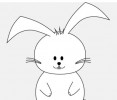 Freebie: Easter Bunny Digital Stamp – Card Making