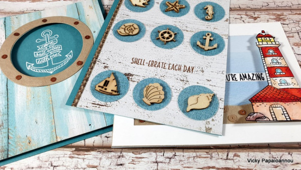 Nautical Cards – Stamping