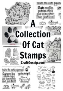A Collection Of Cat Stamps – Card Making