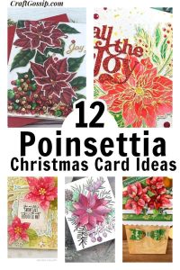 12 Holiday Poinsettia Card Ideas – Card Making