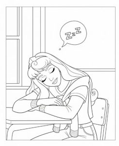19 FREE Disney Princess Back to School Coloring Pages – Card Making