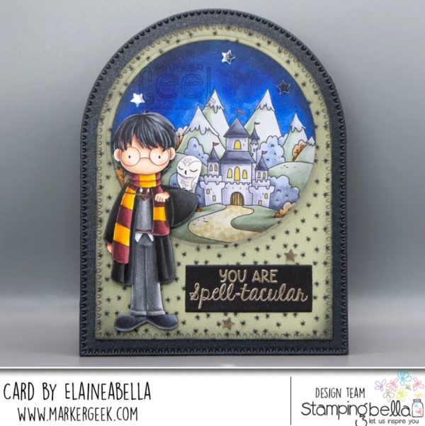 How to Color 3 Stamped Harry Potter Cards with Harry, Ron and Hermione ...