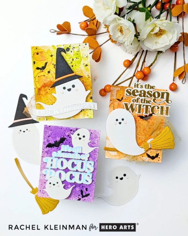 13 Ghostly Greeting Card Ideas using Stamps, Stencils and Dies – Card ...