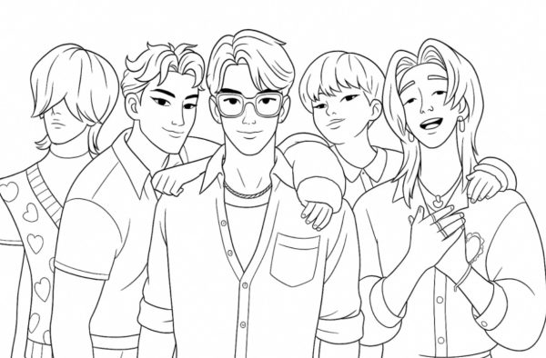 30+ FREE KPop Demon Hunters Digital Images and Coloring Pages – Card Making