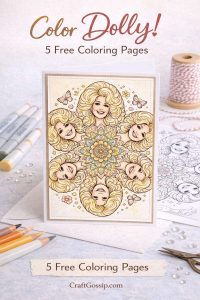 5 FREE Dolly Parton Coloring Pages to Download – Card Making
