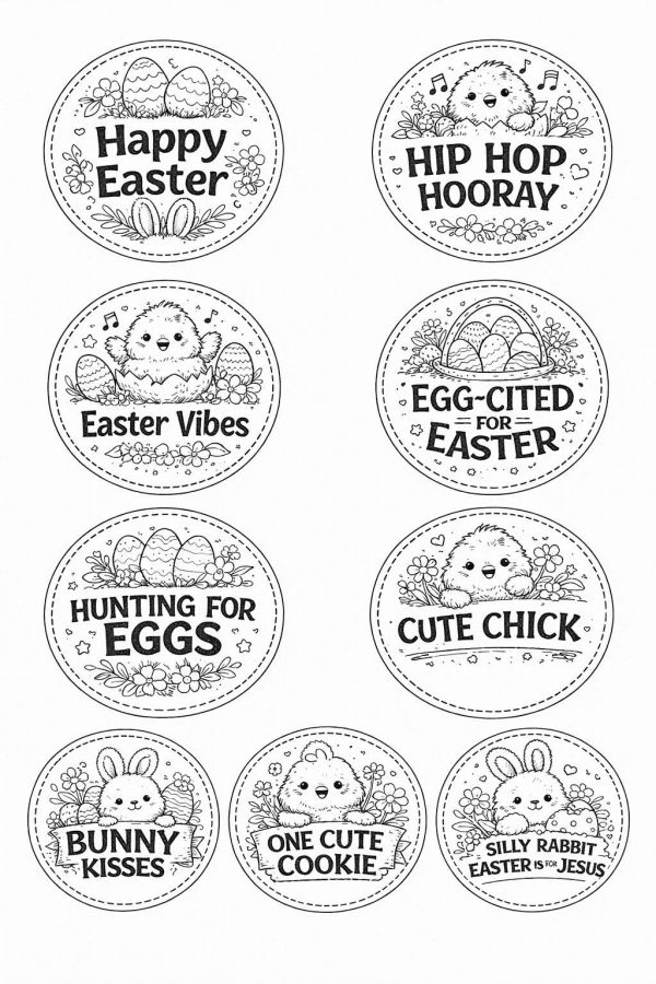 Free Easter Digital Stamps for Card Making (Perfect for Coloring and ...
