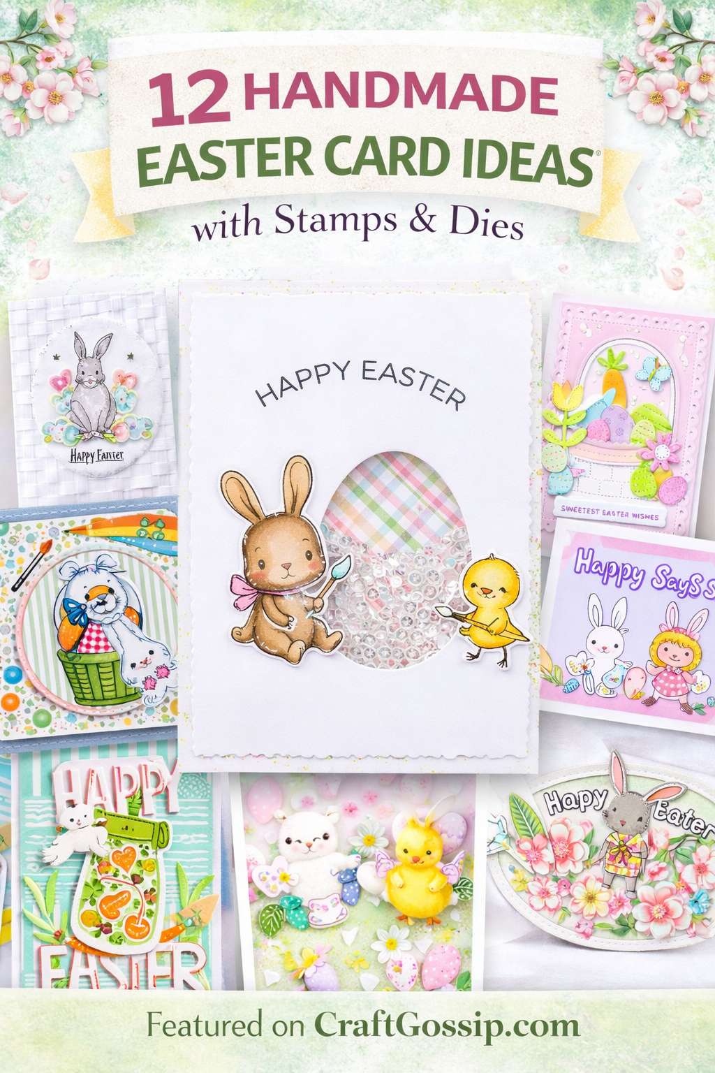 12 Handmade Easter Card Ideas with Stamps and Dies – Card Making