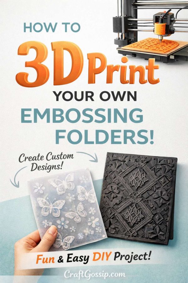 How to 3D Print Your Own Embossing Folders – Card Making