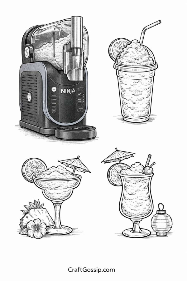 Free Ninja Slushie Digital Stamps for Card Making and Paper Crafts ...